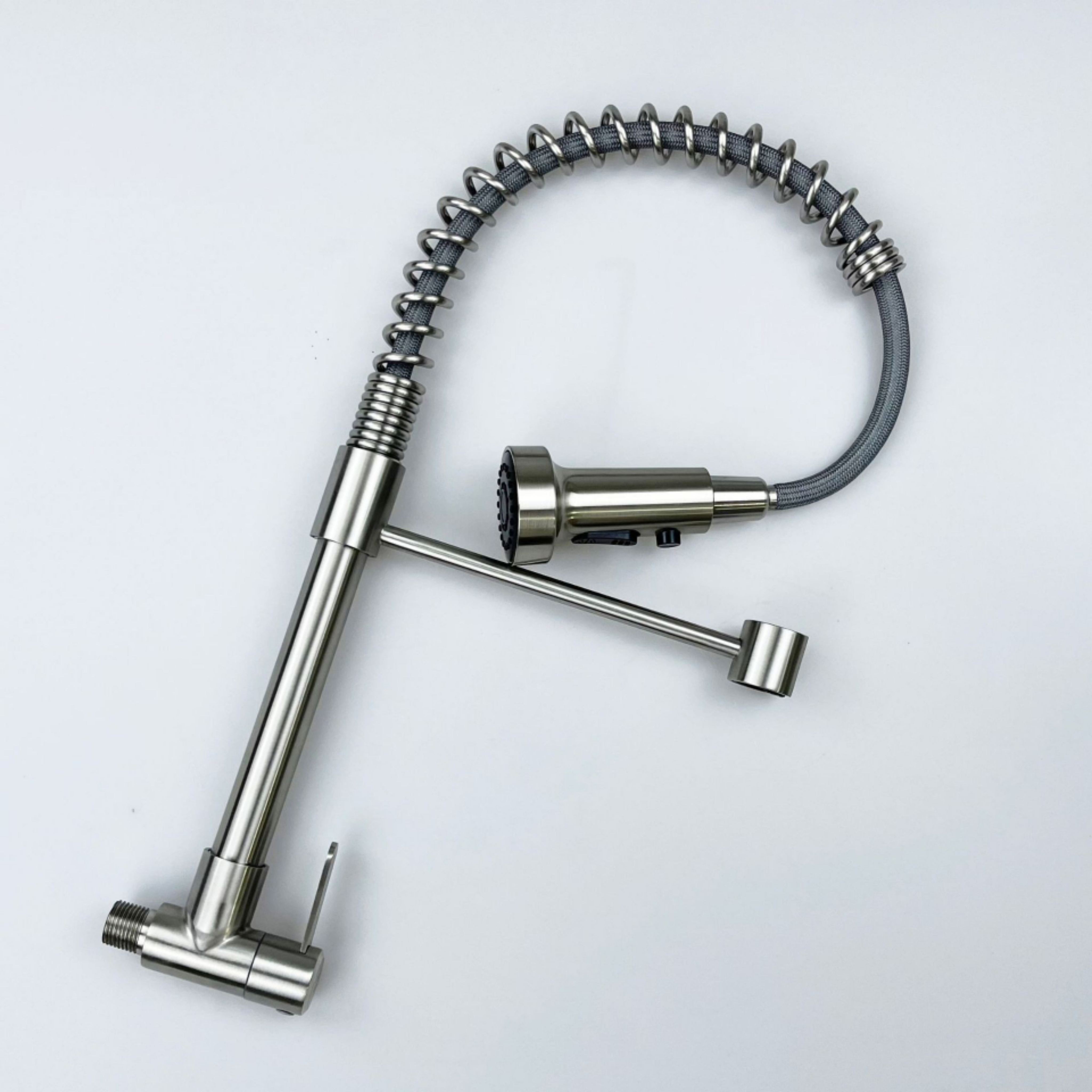 New Design SUS304 Sink Tap Kitchen Faucet Spring Pillar Tap Wall Tap ...