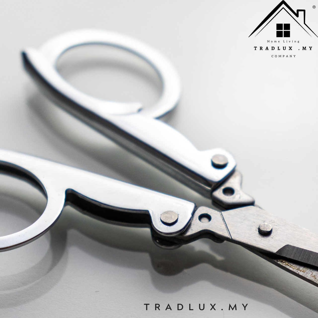 Tradlux RIMEI Mini Folding Scissors (9cm x 4.9cm) Gunting Lipat ...