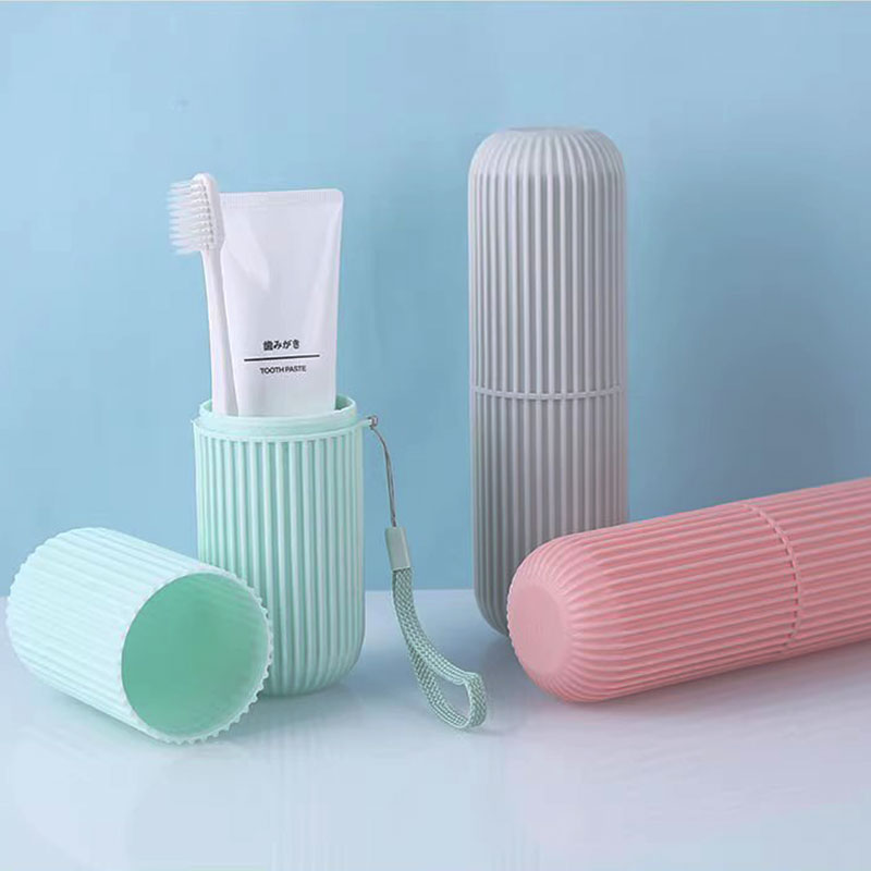 𝗔𝗜𝗥𝗧𝗜𝗚𝗛𝗧 》Travel Toothbrush Storage Cup Portable Toothpaste Case Holder ...