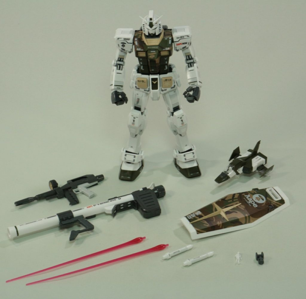(Ready Stock) [Daban] 6628 1/100 RX-78-2 BAPE & APPE GRN-CAMO LIMITED ...