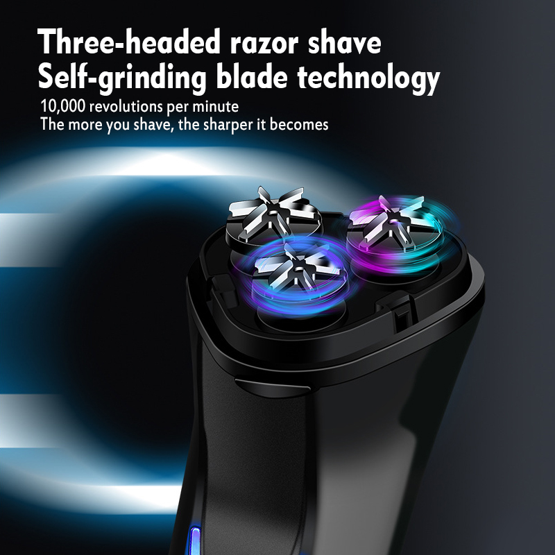 Men's Mini Electric Shaver Automatic Razor Trimmer Portable Beard Knife ...