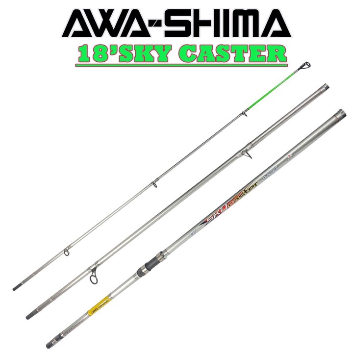 AWASHIMA PRIME CASTER AND SKY CASTER SURF ROD 13 14 15 17 18 KAKI ...
