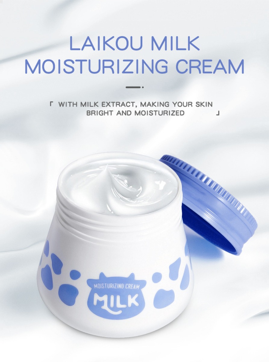 LAIKOU Milk Brightening Moisturizer Face Day & Night Cream Tone Up Skin ...