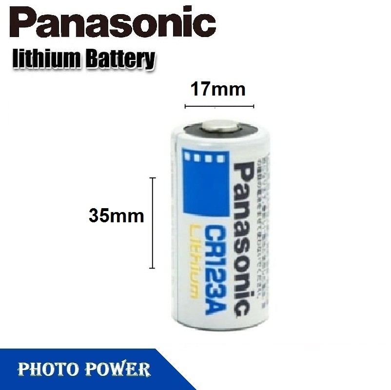 Panasonic CR123A / CR123A 3V Lithium Battery 1 Pcs Ready Stock | Shopee Malaysia