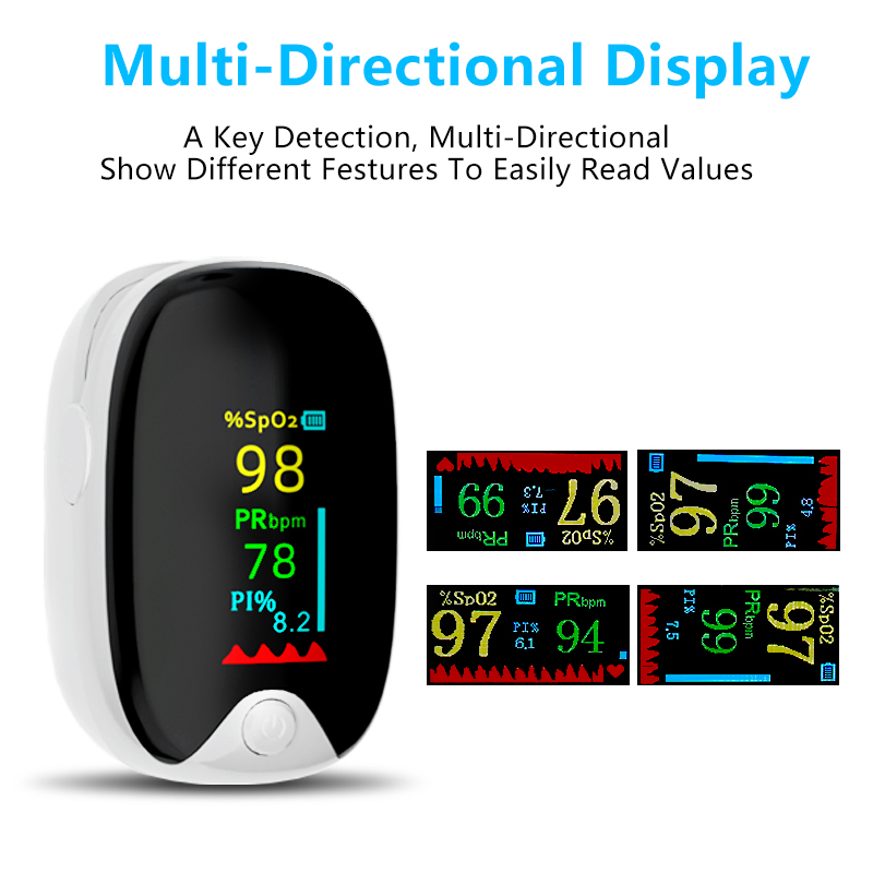Digital Finger Pulse Oximeter 901 Fingertip TFT Blood Oxygen Saturation ...