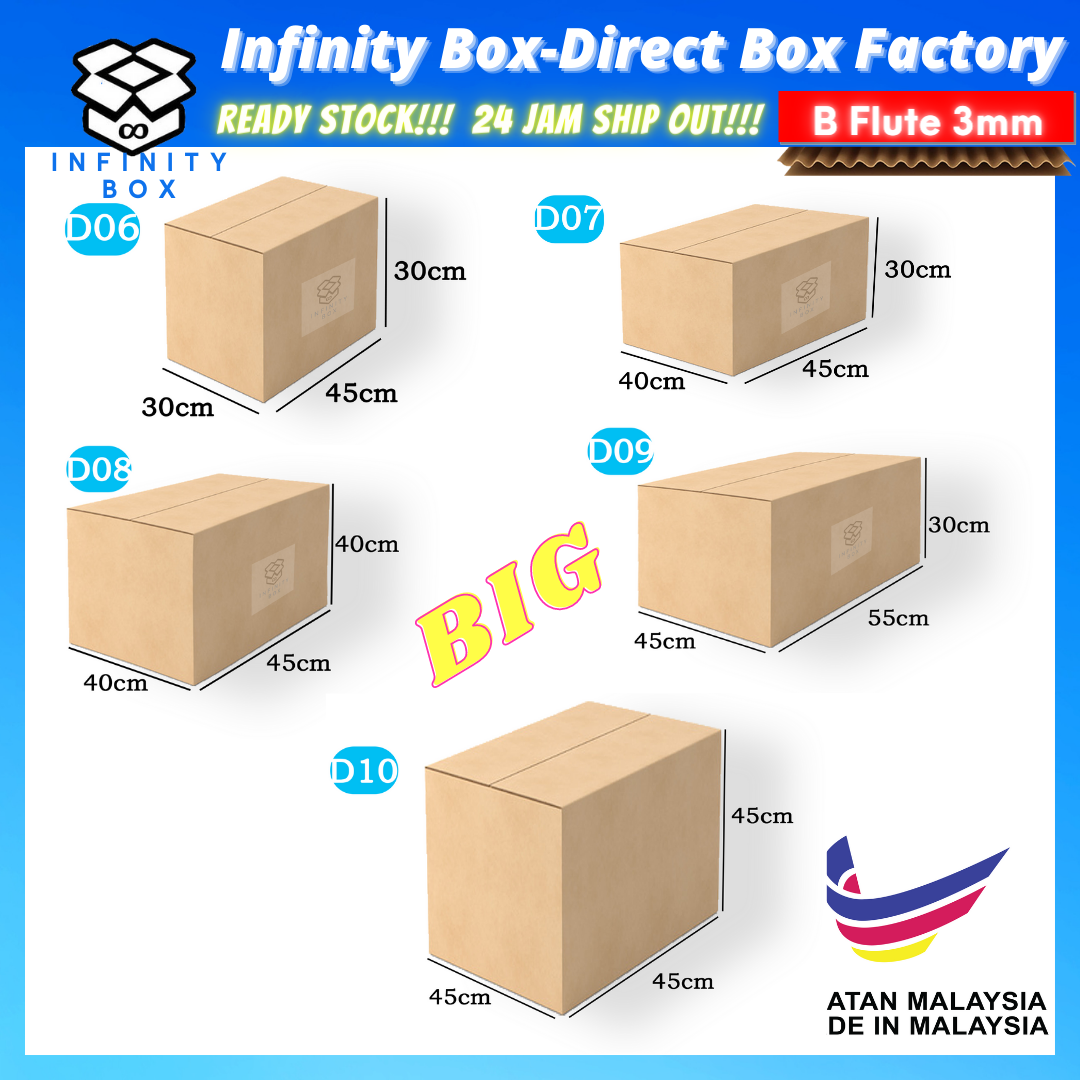 BIG Size Box Moving Box Kotak Besar Kotak Pindah Rumah Packaging Box ...