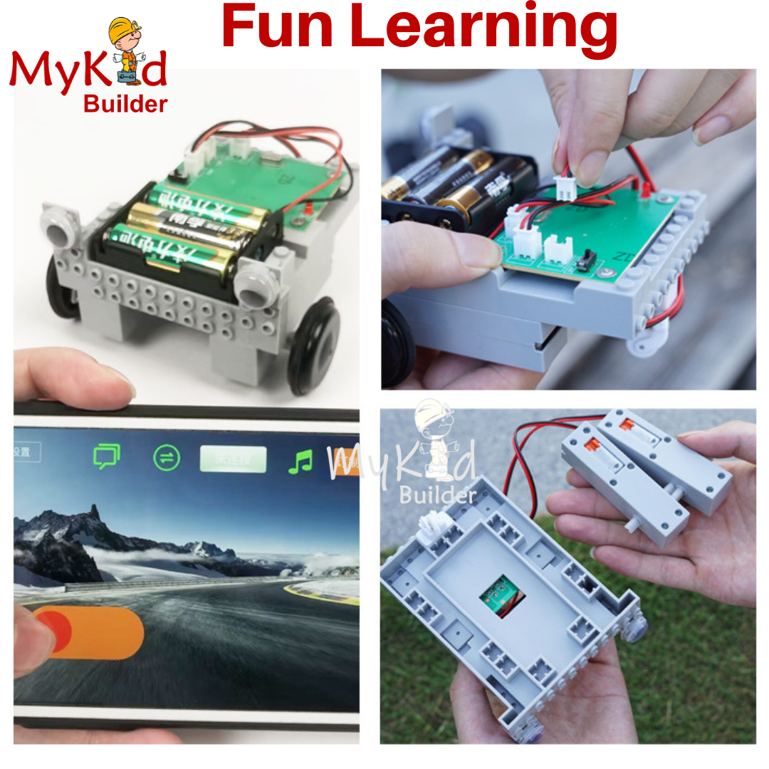 Coding Programming Robot Assembled Building Blocks Robotics Control Car 6806