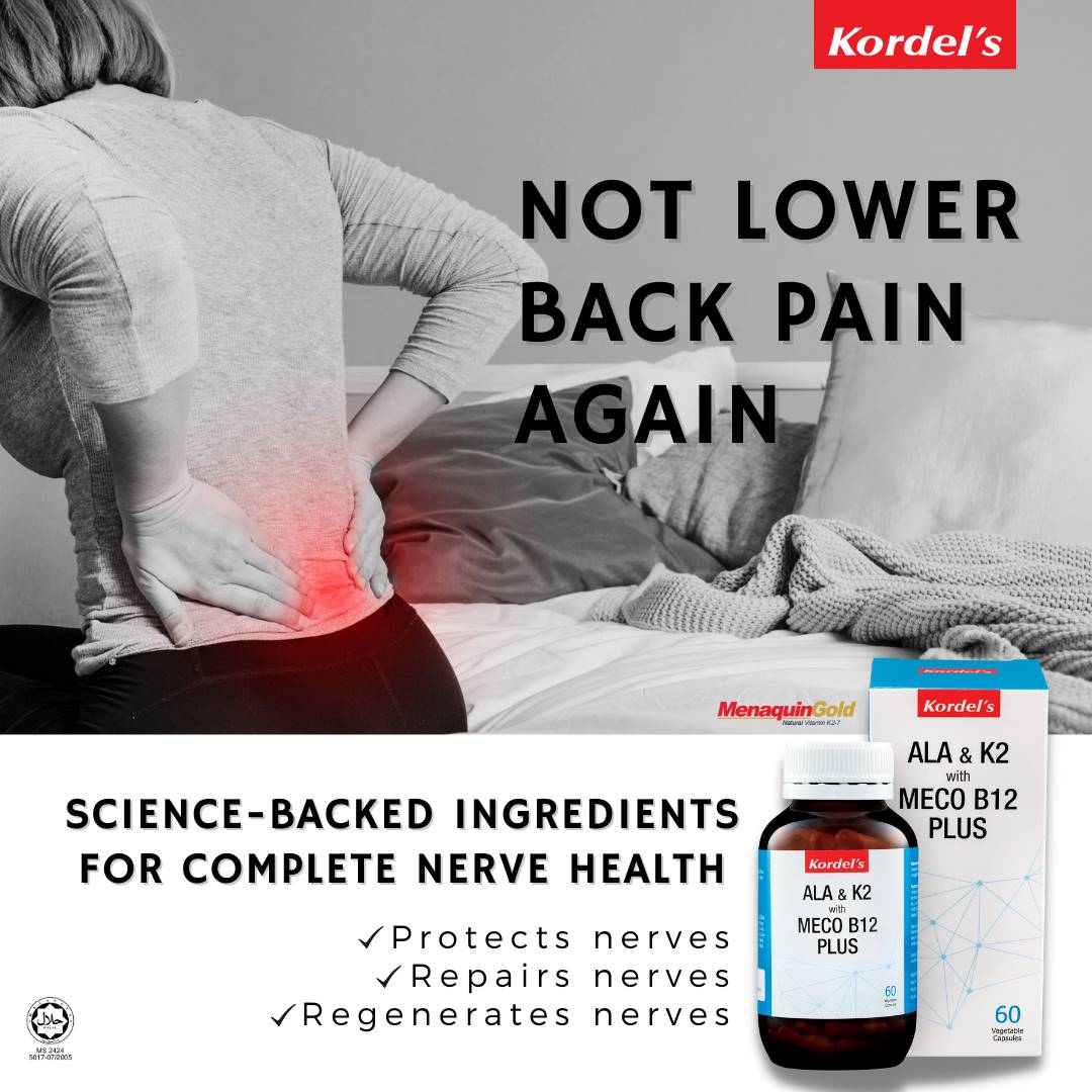 Kordel's ALA & K2 With Meco B12 Plus For Diabetic, Nerve Pain, Numbness ...