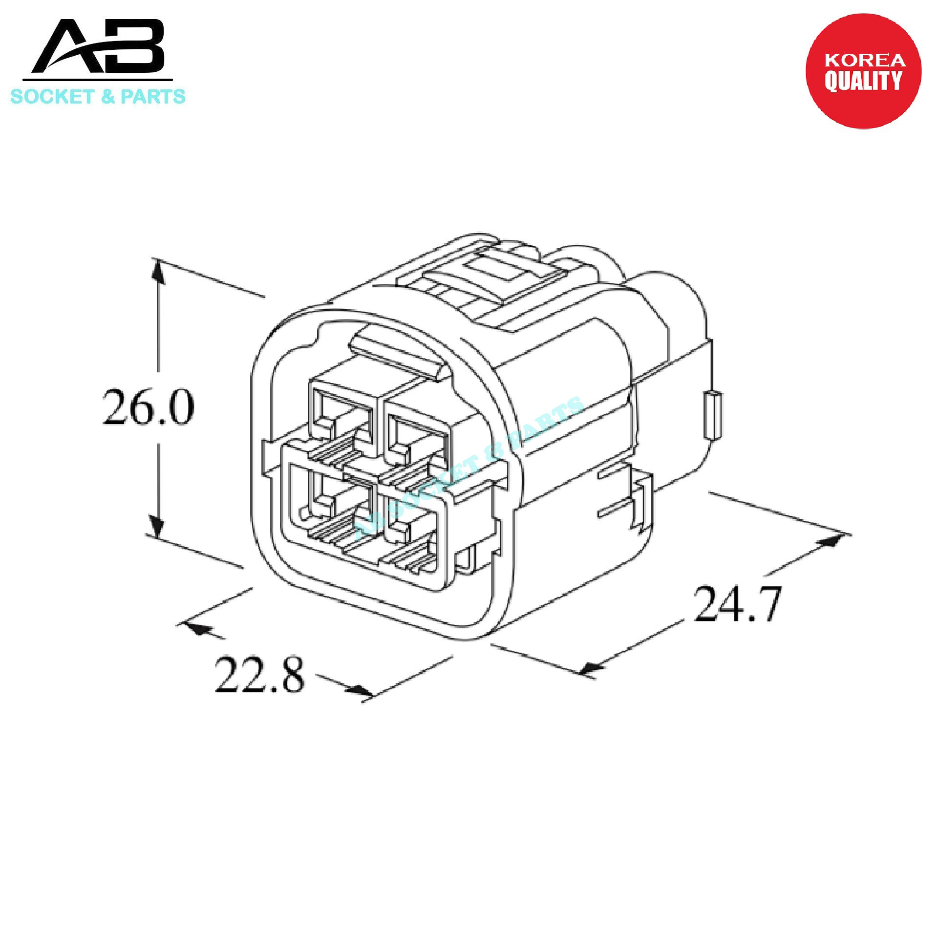 4 Pin Hyundai Getz Kia Picanto Radiator Fan Motor Socket Connector ...