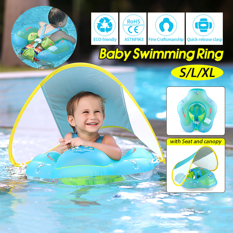 Swimbobo Baby Swim Ring Inflatable Infant Floating Kids Swimming Float Seat Toys Swim Protector ...