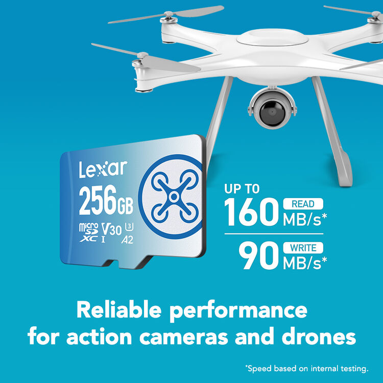 Lexar FLY microSDXC USH-I Card 256GB 128GB 64GB Memory Card A2 Micro SD ...