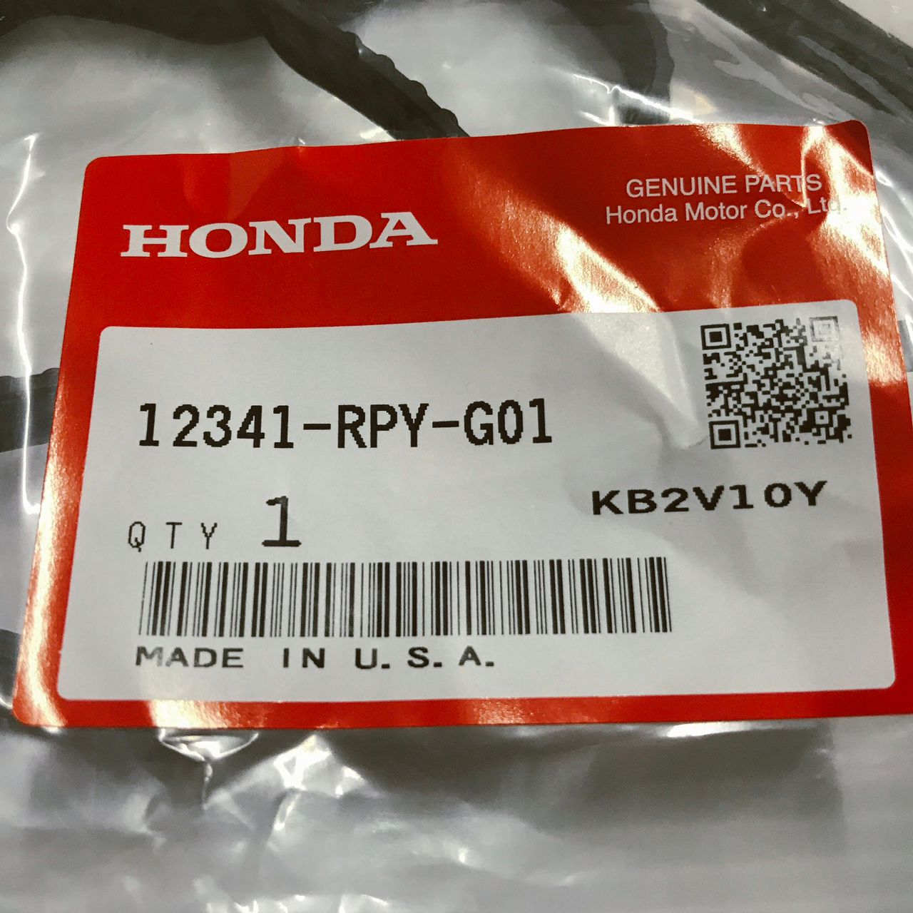 12341-RPY-G01 Engine Valve Cover Gasket Fits for Honda Civic Type R ...
