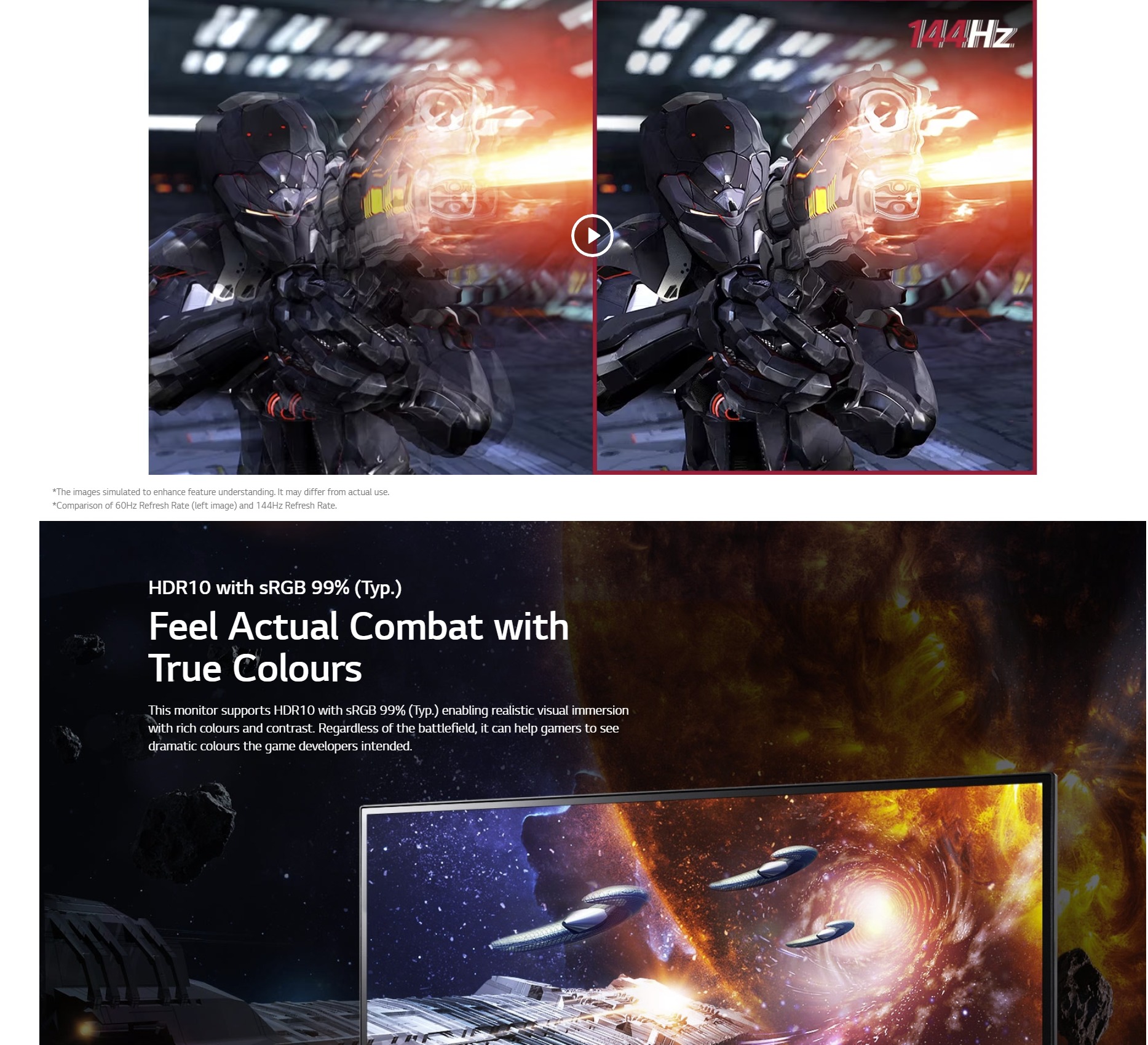 LG 27" 27GN60R UltraGear IPS 144HZ Gaming LED LCD Monitor Full HD ...