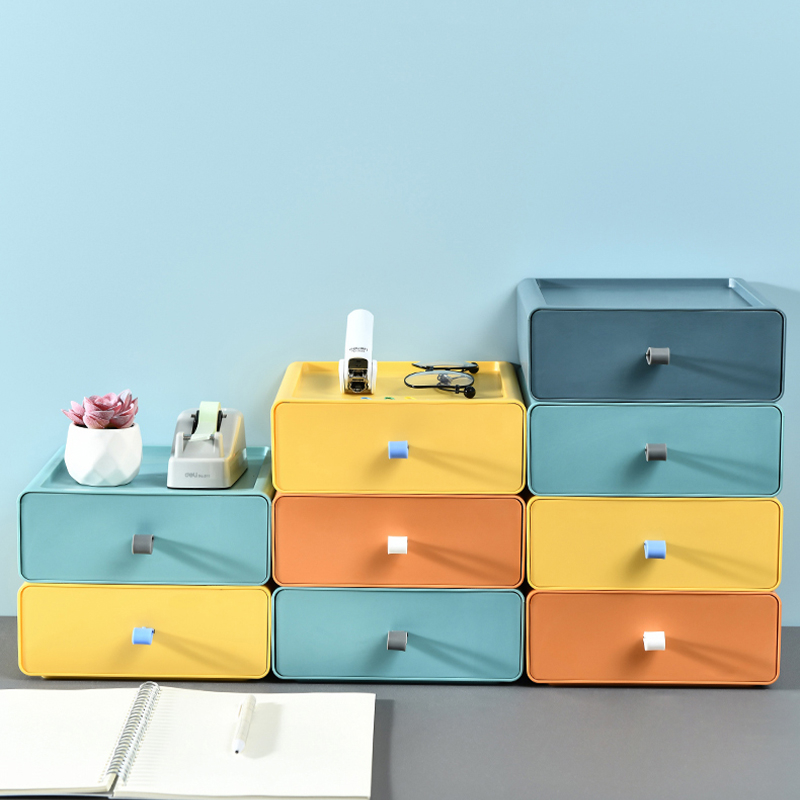 𝗡𝗢𝗡 𝗦𝗟𝗜𝗣 》 Stackable Storage Organizer Desktop Drawer Vanity Dorm ...