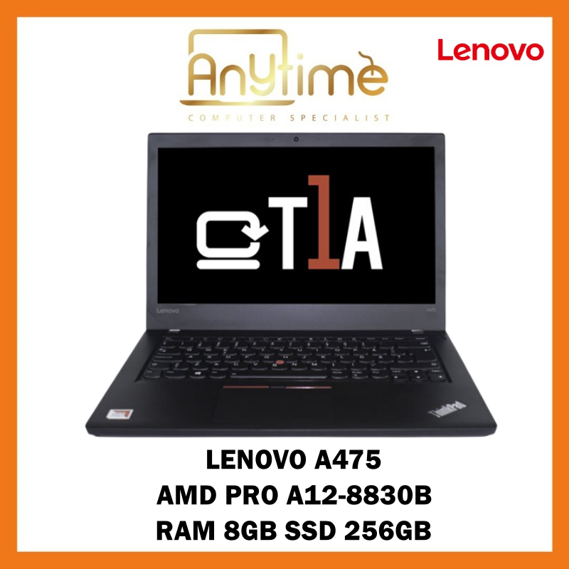 LENOVO A475 AMD PRO A12-8TH GEN RAM 8GB SSD 256GB (Refurbished ...