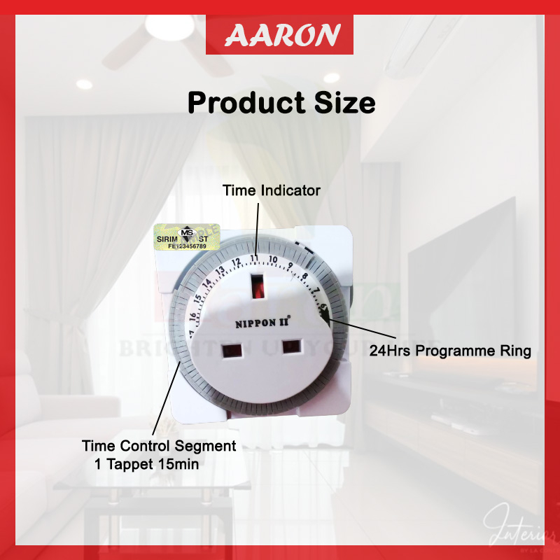 13amp Plug In Timer Switch 24hour Segment Timer Switch Lightman【sirim】 Shopee Malaysia