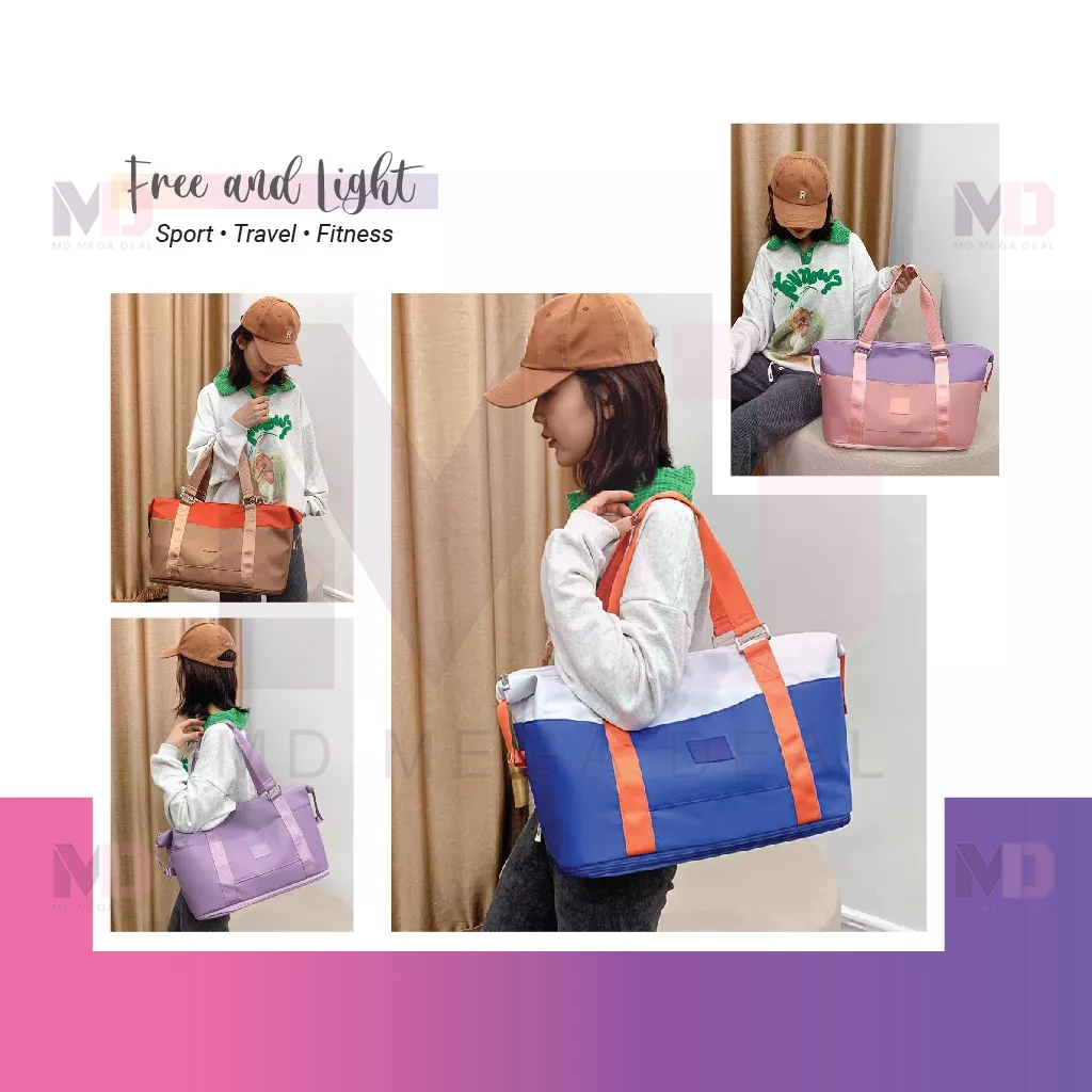 《Mega Deal》Beg Foldable Big Capacity Travel Bag Waterproof Nylon ...