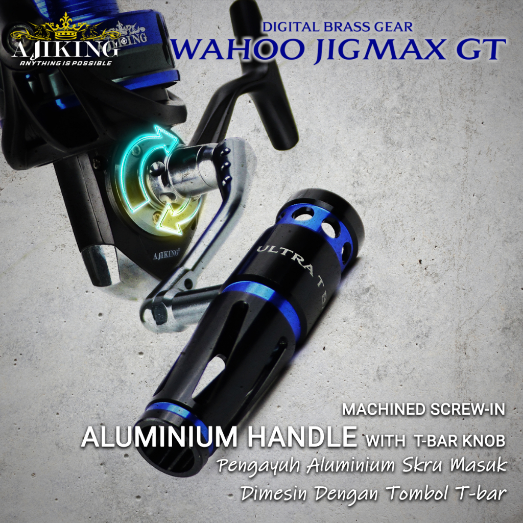 20Kg-25Kg Ajiking Wahoo Jigmax GT Saltwater Inshore Offshore Spinning ...