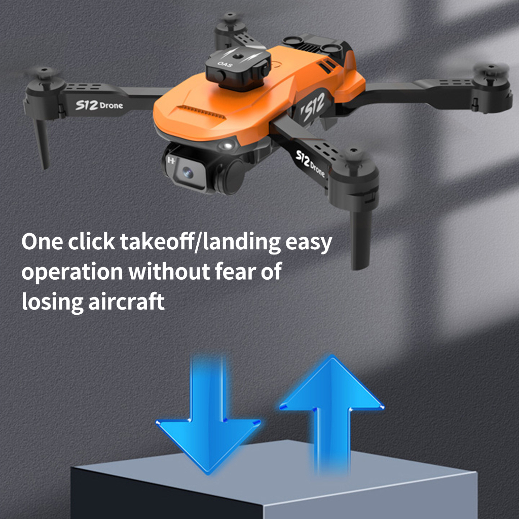 [New] S12 8k Dual Camera High-Definition Obstacle Avoidance Drone ...