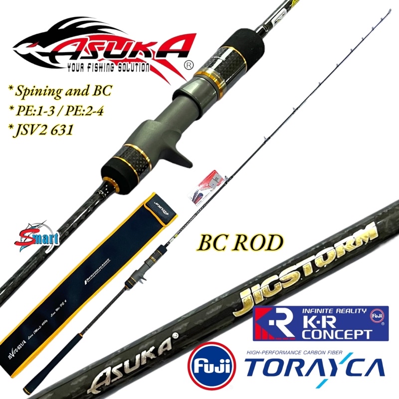 Asuka JIG STORM / ASUKA JIG STORM V2 TORAY Made In Japan Fuji K Guide ...