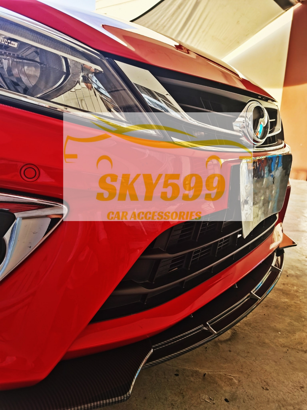 Perodua Myvi 2018-2021 Front Bumper Diffuser Lip Wrap Angle Splitters ...