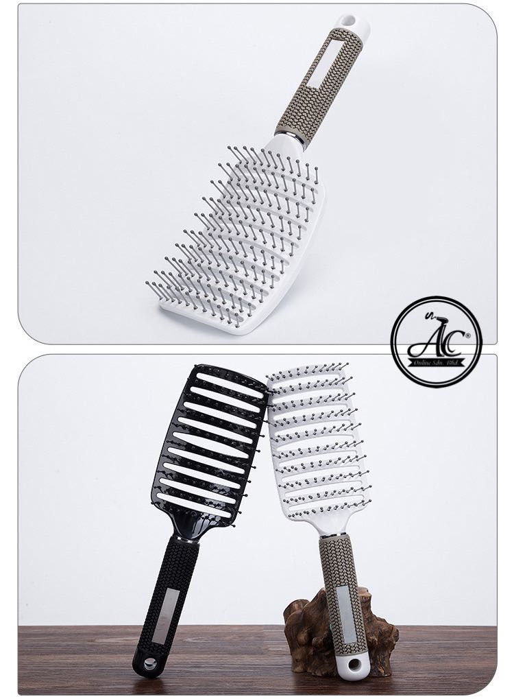 Big Curve Comb Curve Vent Comb Large Comb Fluffy Air Cushion Comb Brush ...