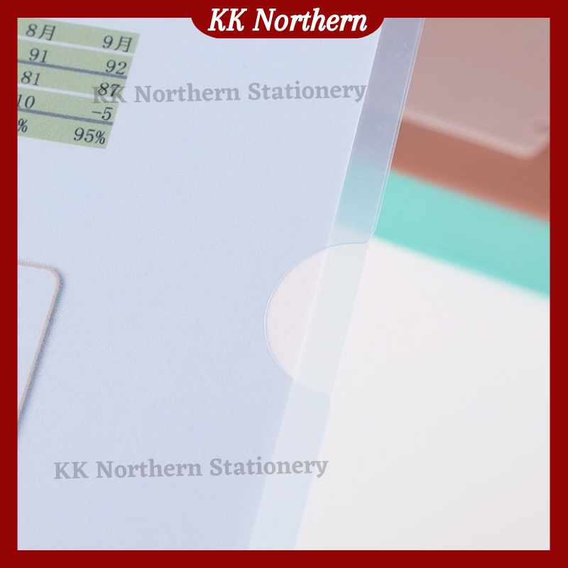A4 PP Folder Paper Organizer L Shape File A4 Plastic Clear Fail ...