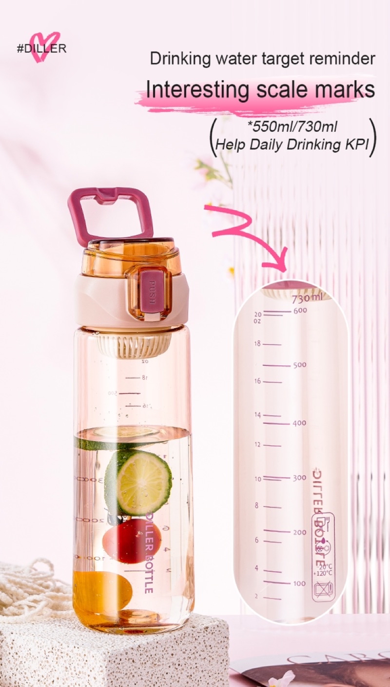 Diller Food Grade PC Direct Drinking Elegant Design With Portable ...