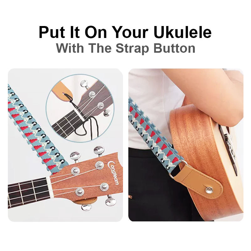 Ukulele Strap Belt Hook Adjustable | Ukelele Belt Strap 21 23 26 Inch 寸 ...