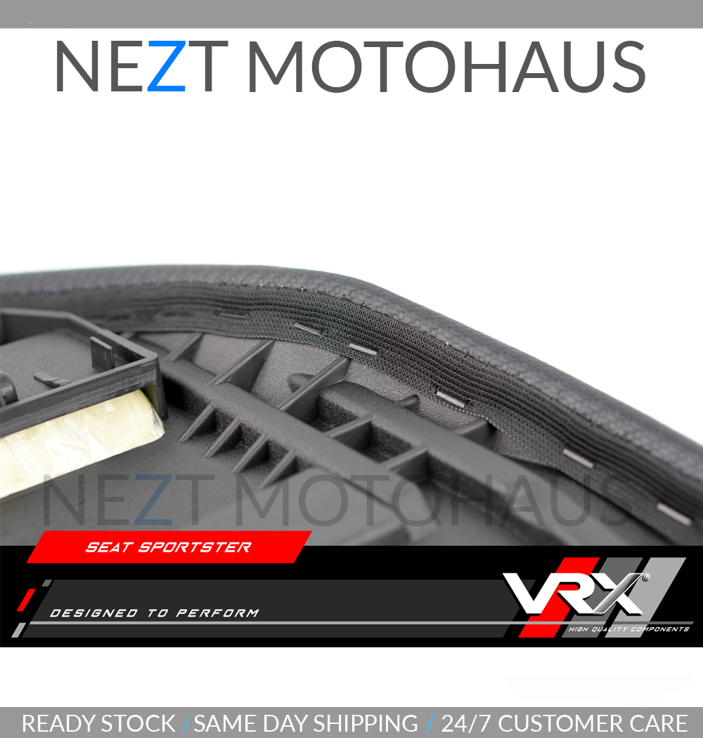 VRX SPORTSTER RACING LEATHER SEAT Y15 Y16 LC135 V1 V2 NMAX V2 NVX V1 V2 ...