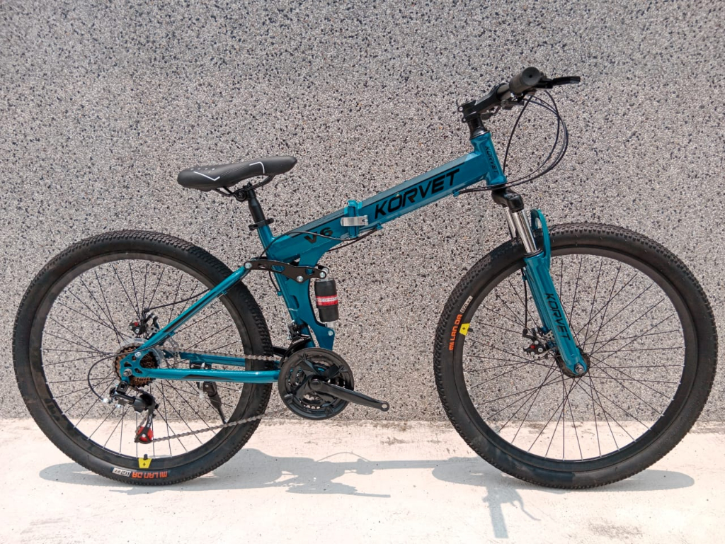 Folding bike basikal lipat bicycle mountain bike shimano cycling mtb ...