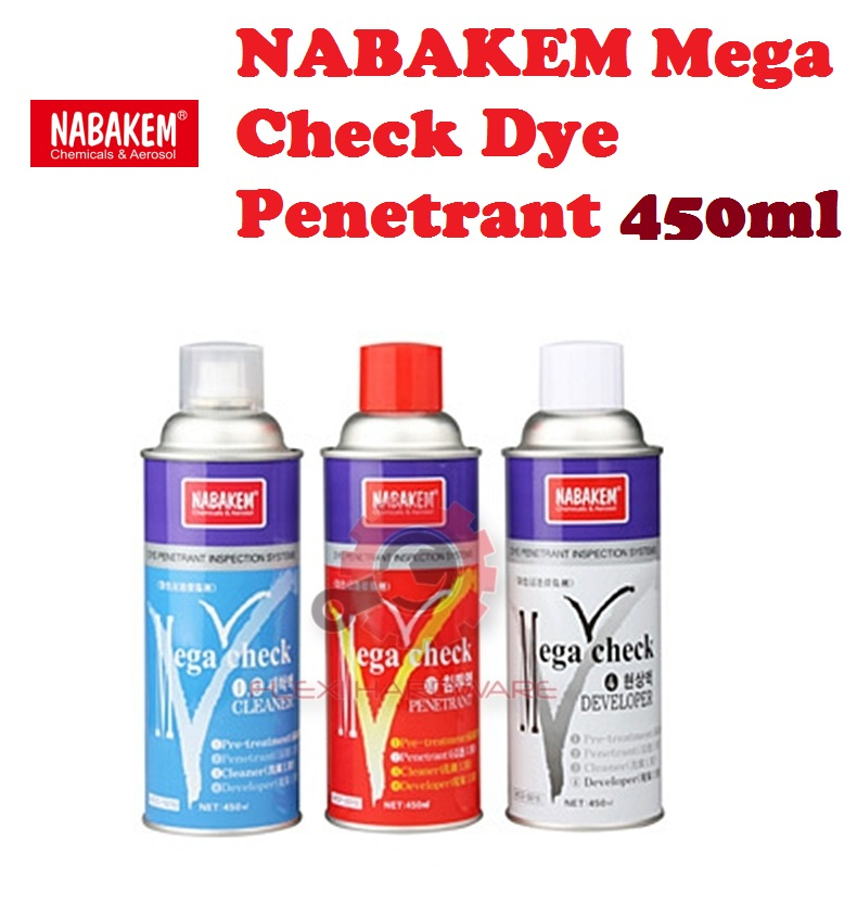 NABAKEM Mega Check Dye Penetrant 450ml | Shopee Malaysia
