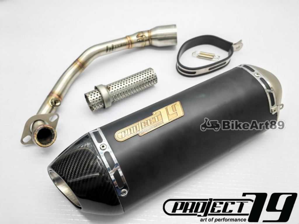 Project79 WMOTO XDV250 Exhaust Stainless Steel XDV Ekzos Full System ...