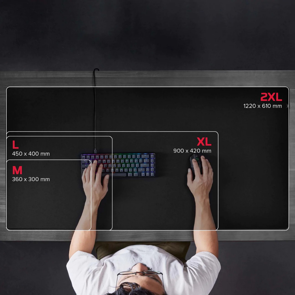 HyperX Pulsefire Mat Cloth Gaming Mouse Pad - M/L/XL/2XL | Shopee Malaysia
