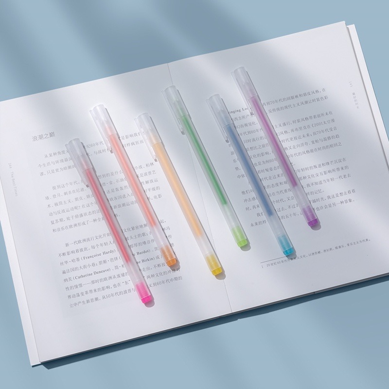 Colour Gel Pen 12 Colours 0.5mm Colourful Pen Journal Pen Drawing Pen ...