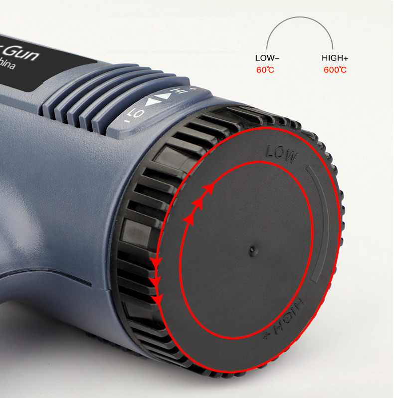 Hot Air Gun Heat Gun Blower Shrink Gun Adjustable 2000W | Hamper ...