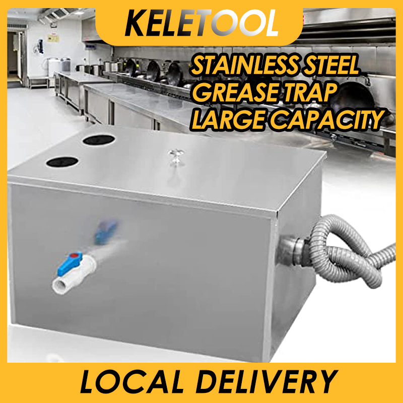 stainless steel grease trap kitchen oil trap for kitchen Trap waste ...