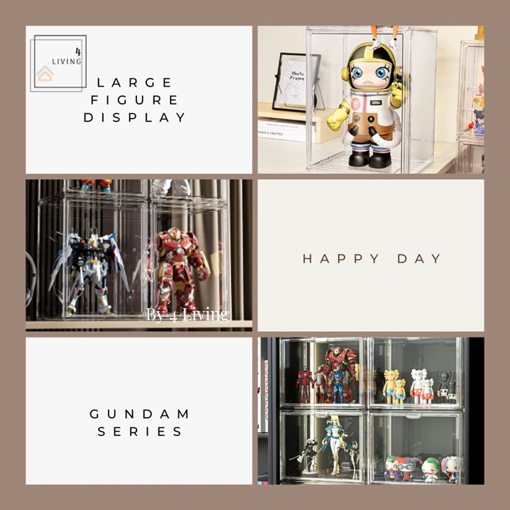 Gundam Labubu Display Box Collection Box for Figure One Piece Storage ...
