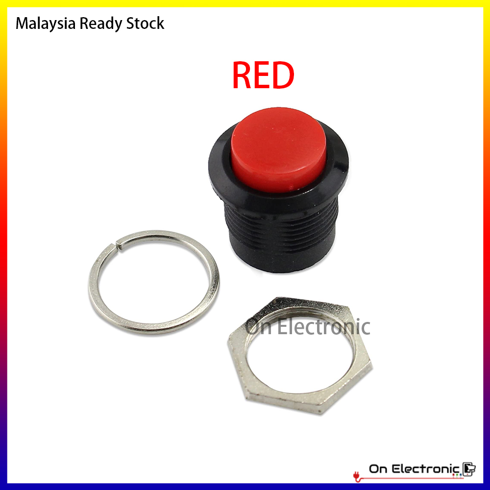 R13-507 (Ms-327) Embedded Push Button Switch Off (Momentary On) 2 Pin ...