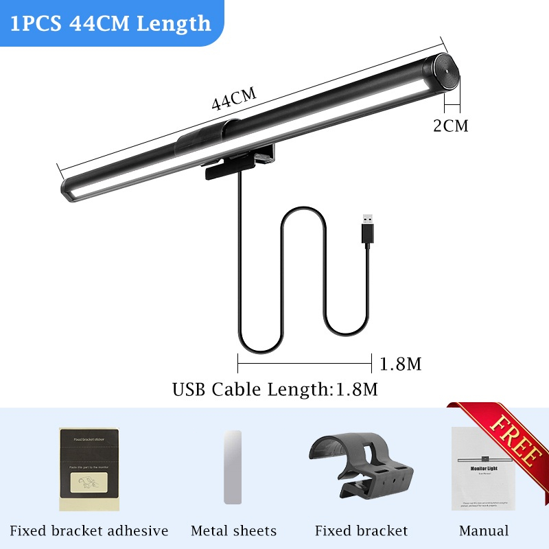 Monitor Light Bar RGB Light Led Dimmable Screen Hanging Lights Desk ...