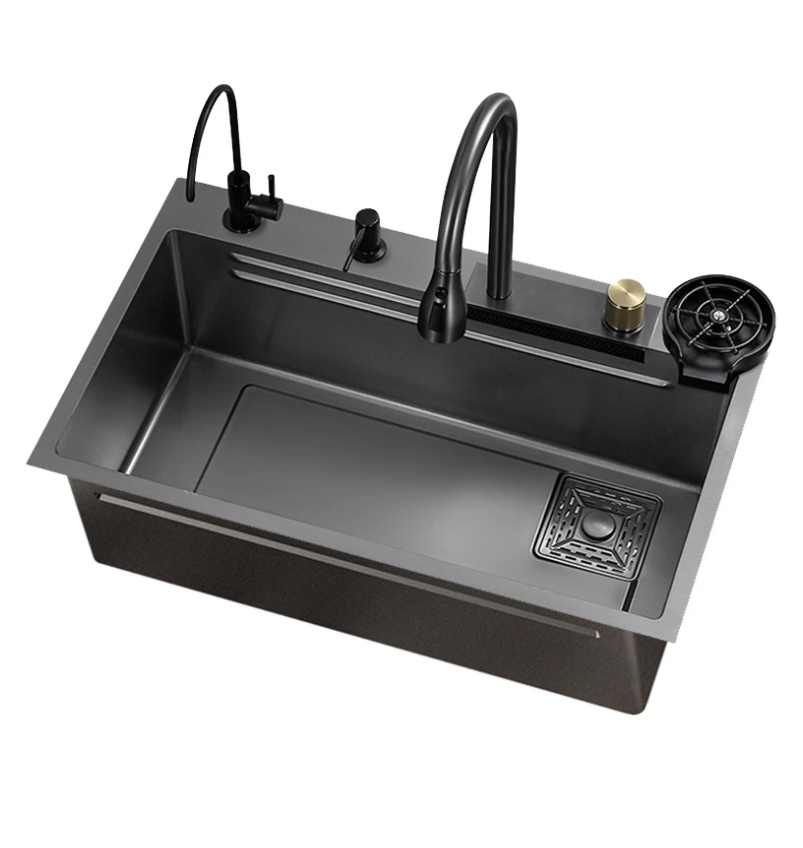 SUS 304 Stainless Steel Kitchen Sinki Handmade Undermount / Topmount ...