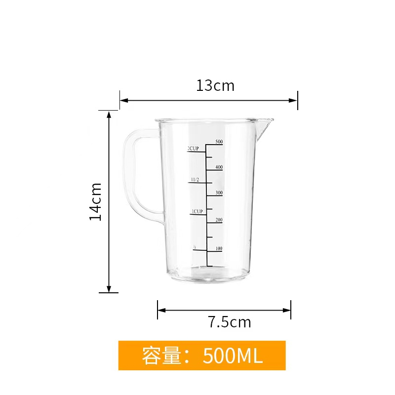(READY STOCK)Measuring Jug Cup PC Transparent Kitchen Baking 100ml 250ml 500ml 1000ml 2000ml ...