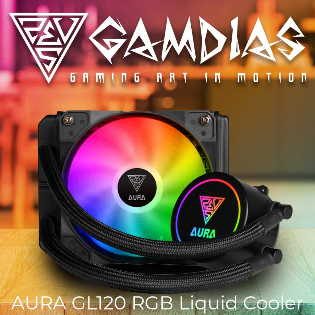 Gamdias Series CPU RGB Liquid Cooler - CHIONE E2-120 LITE/AURA GL120 ...