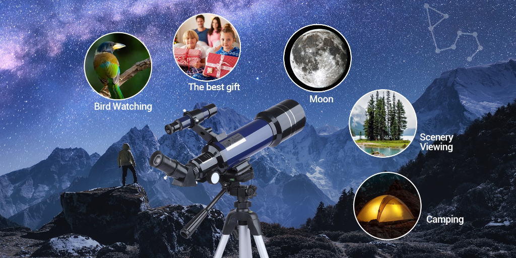 Uscamel Telescope Astronomical 200x Professional Hd F40070m Shopee