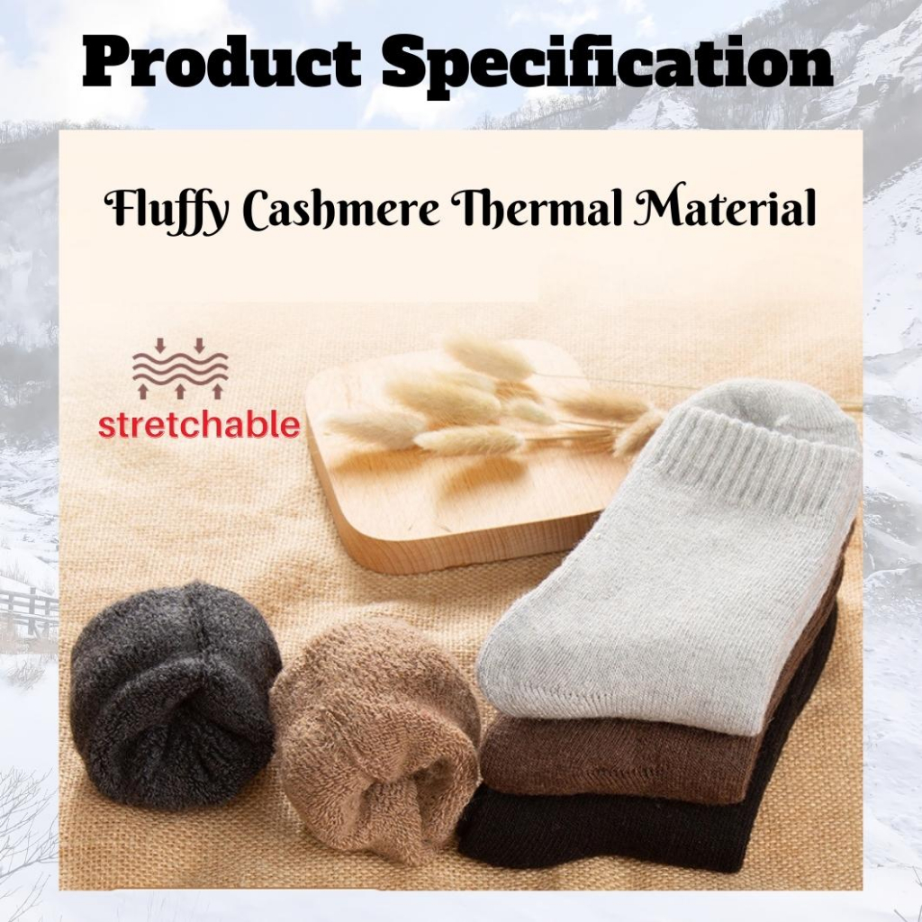 Winter Warm Socks Men Women Stoking Thermal Sock For Winter Merino Wool ...