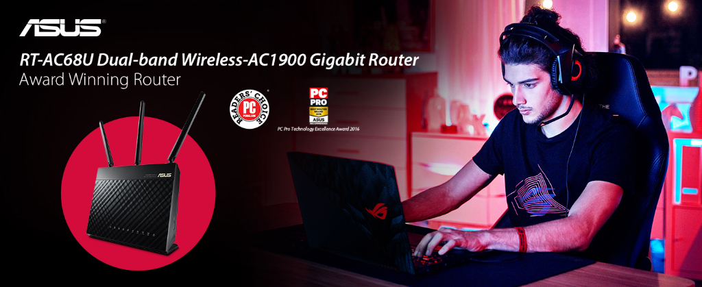 Asus RT-AC68U Wireless AC1900 Gigabit WiFi Router | Shopee Malaysia