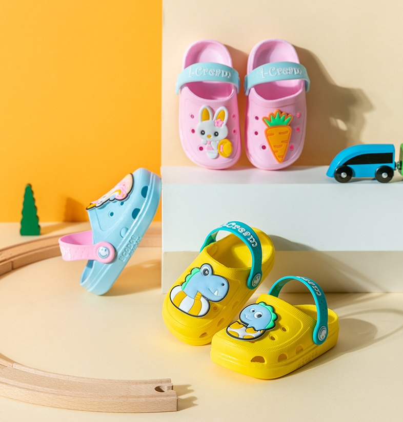 Kids Cartoon Croc Shoes Slipper Boy Girl Shoe Budak Kanak Kasut Selipar ...