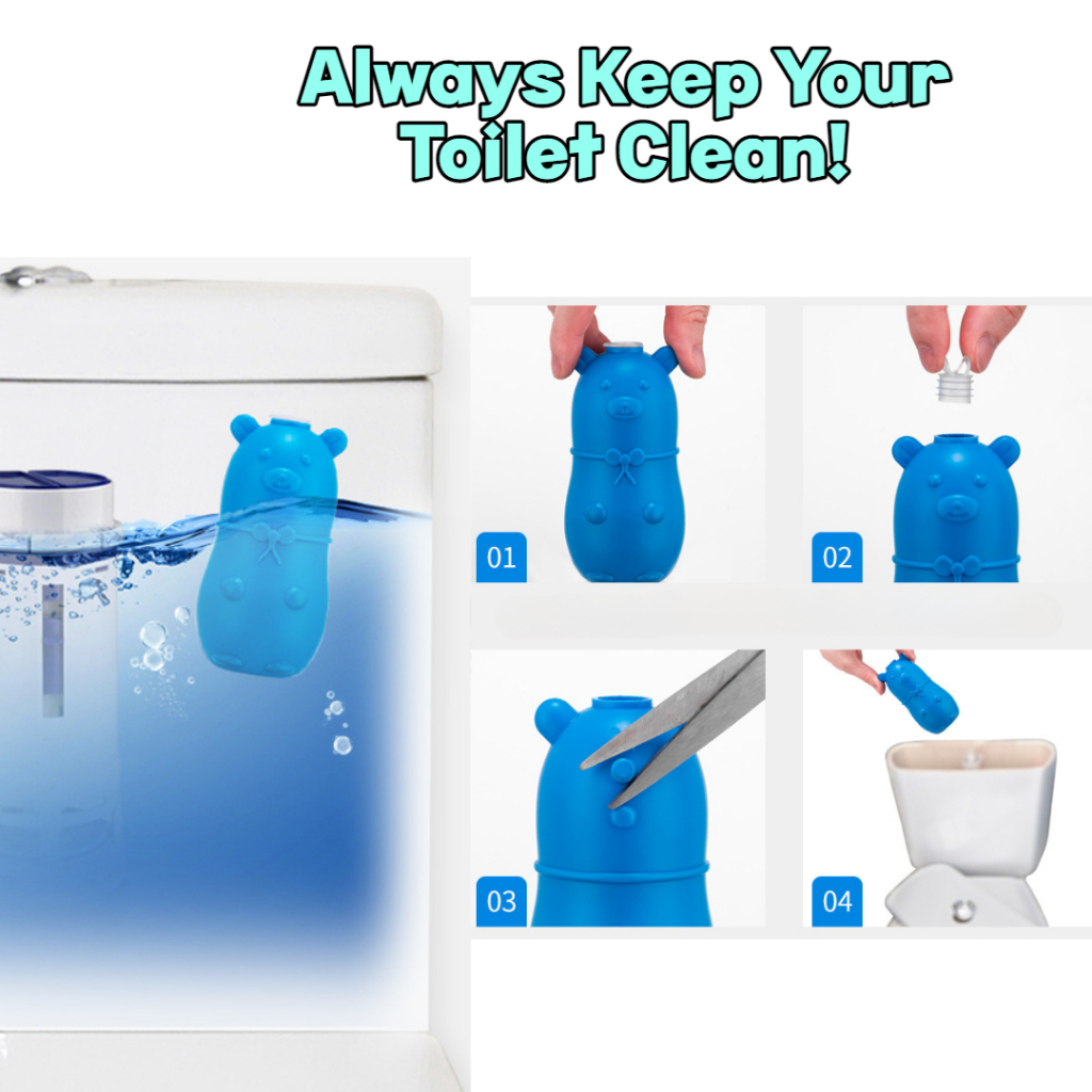 🔥𝑹𝑬𝑨𝑫𝒀 𝑺𝑻𝑶𝑪𝑲🔥《 𝗟𝗔𝗦𝗧 𝟲 𝗠𝗢𝗡𝗧𝗛𝗦 》Powerful Blue Bear Toilet Flush Bowl ...