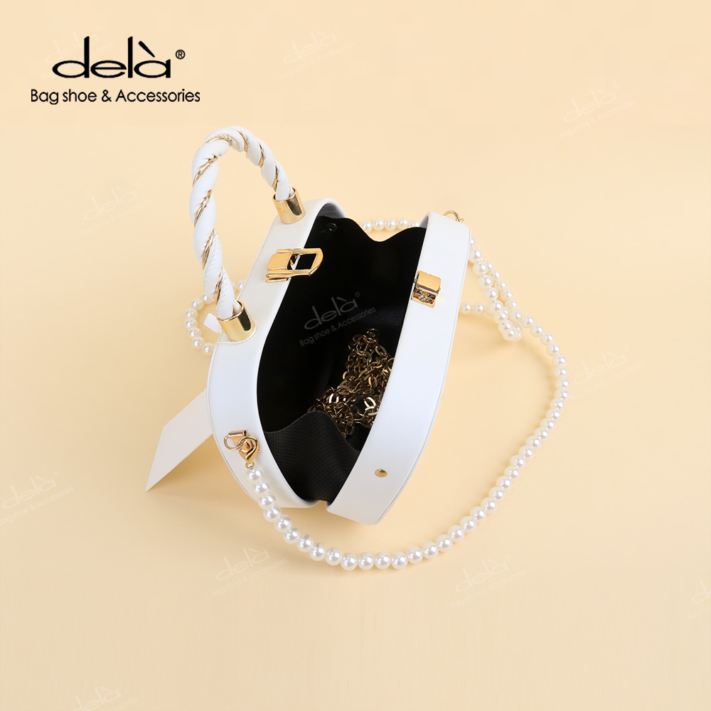 Dela Korean high-end small square bag hand-held fashionable chain ...