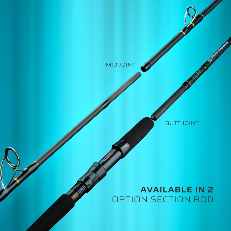 2023 BULLZEN Dark Imperial Hard Attack Toray Carbon Spinning Fishing ...